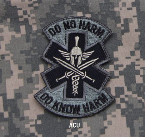 Mil-Spec Monkey Do No Harm Spartan Patch ACU – Tactical Asia